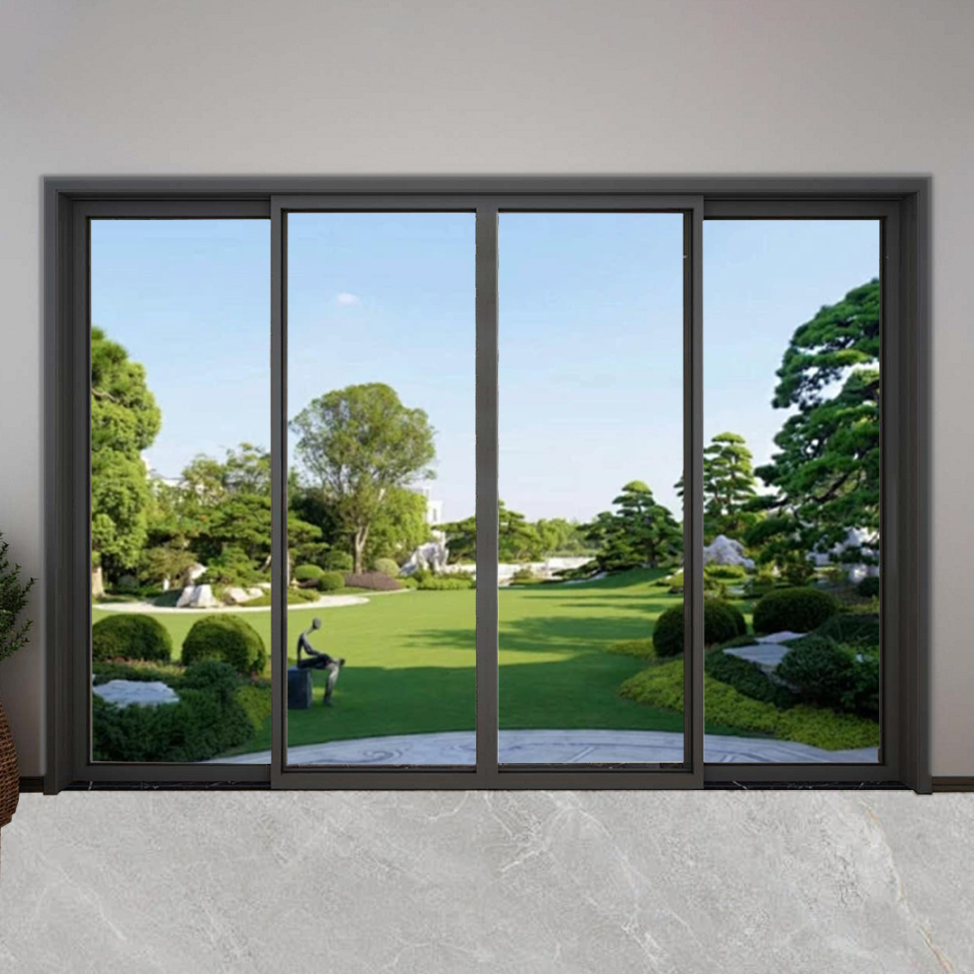 Aluminum Heavy Extremely Narrow Sliding Door For Sale - IMLANG