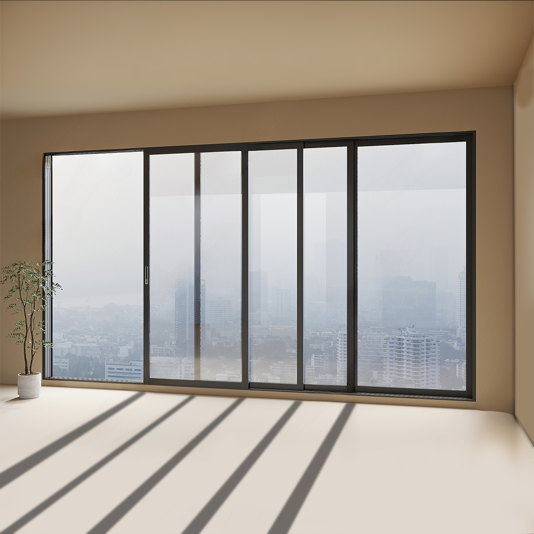 Ventanas de aluminio de piso a techo con doble acristalamiento | IMLANG